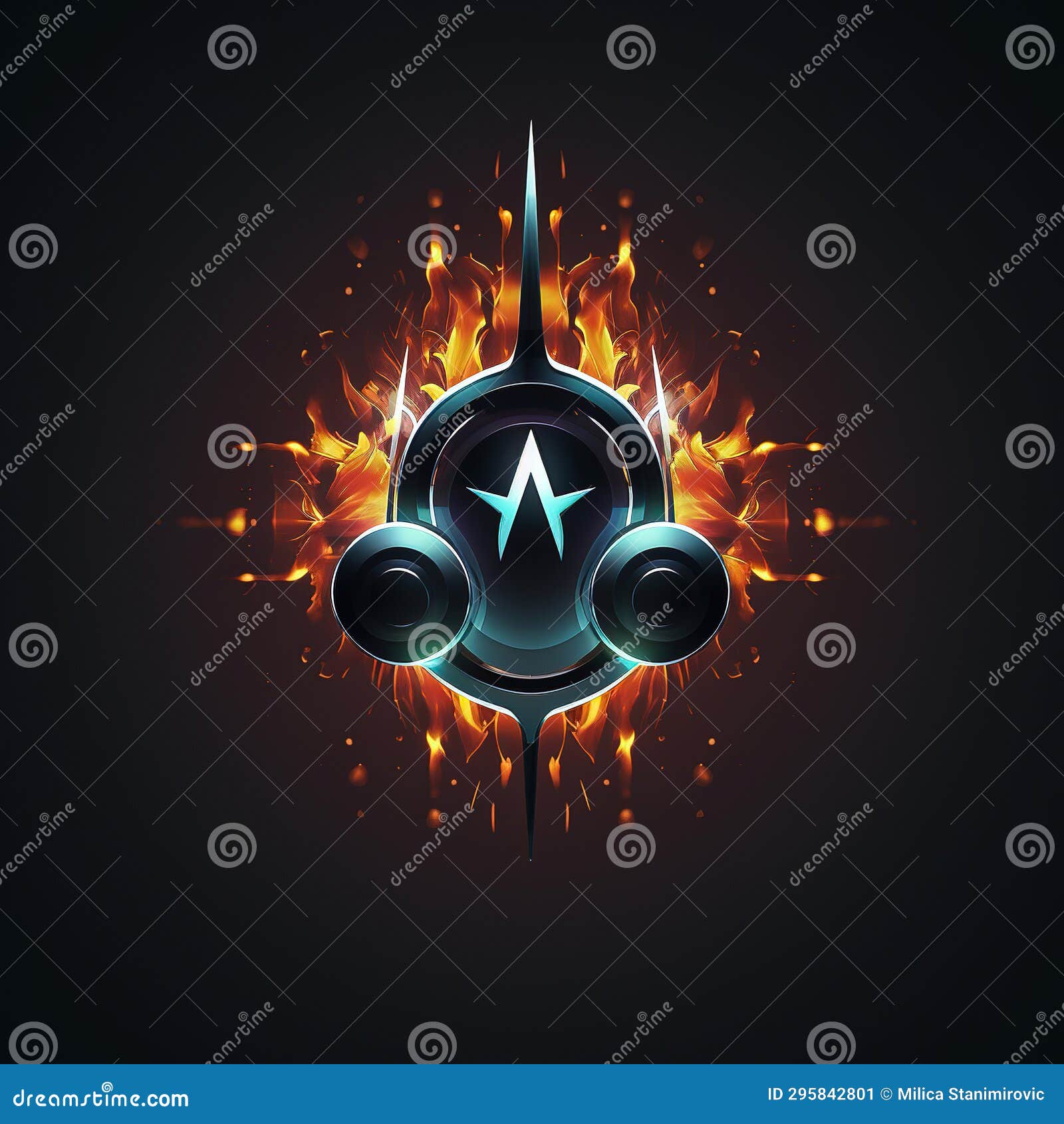 Mace Logo, Medieval Knight Antique Vintage Symbol , Engraved Hand Drawn ...