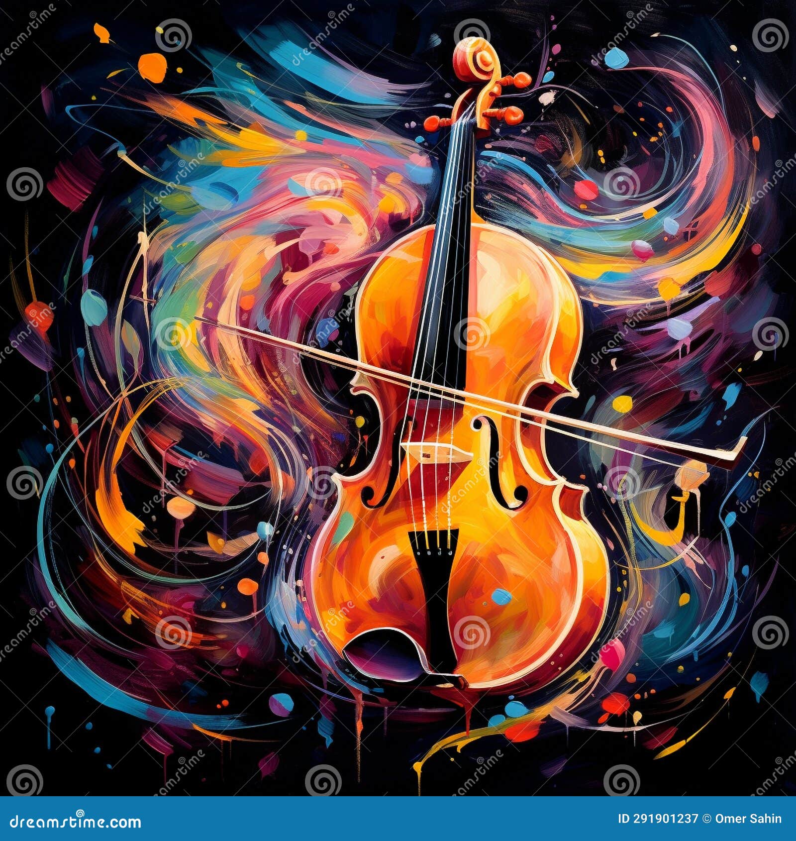 Sonic Serenade: a Visual Symphony of Musical Instruments Stock Image ...