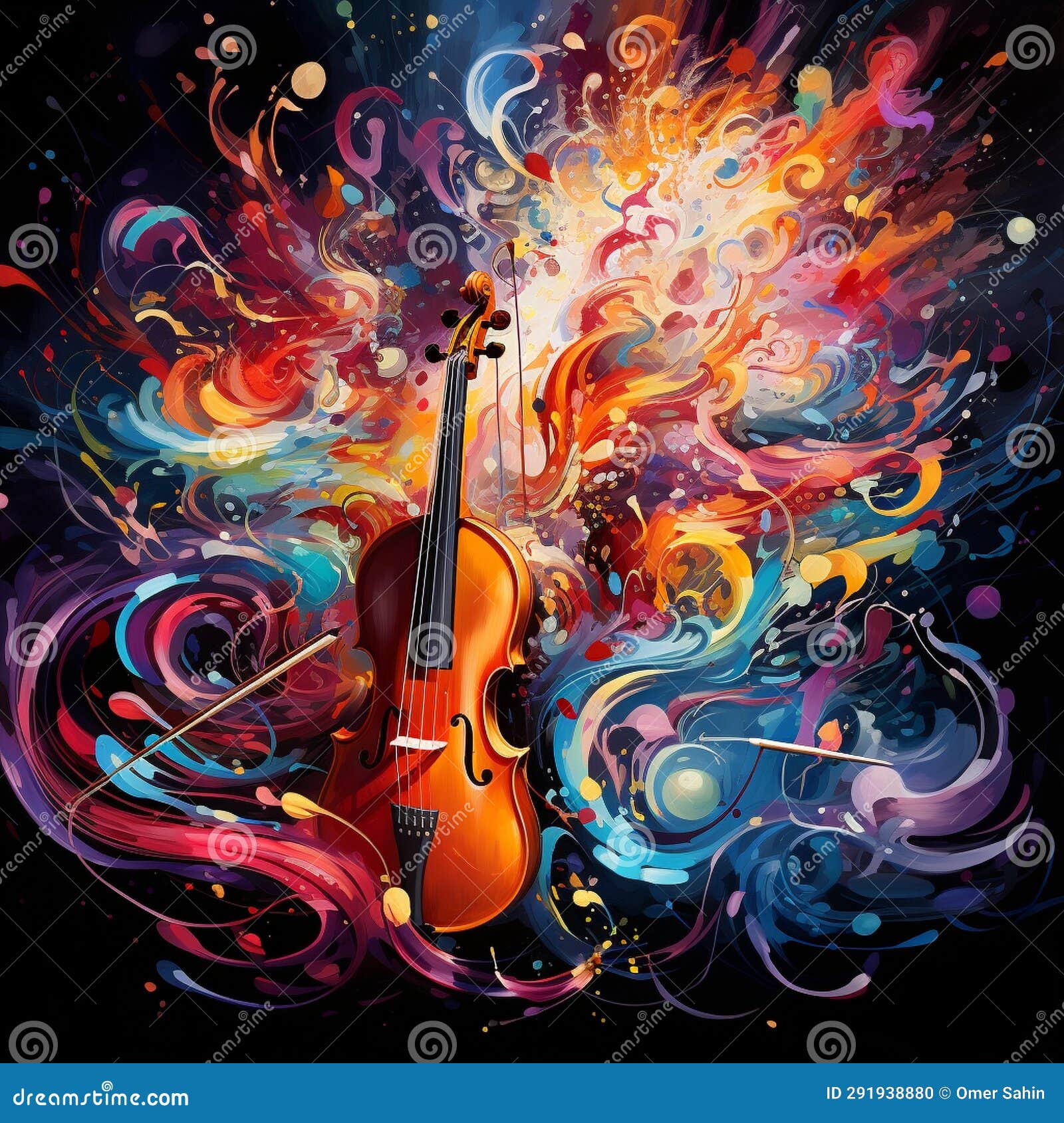Sonic Serenade: a Visual Symphony of Musical Instruments Stock Photo ...