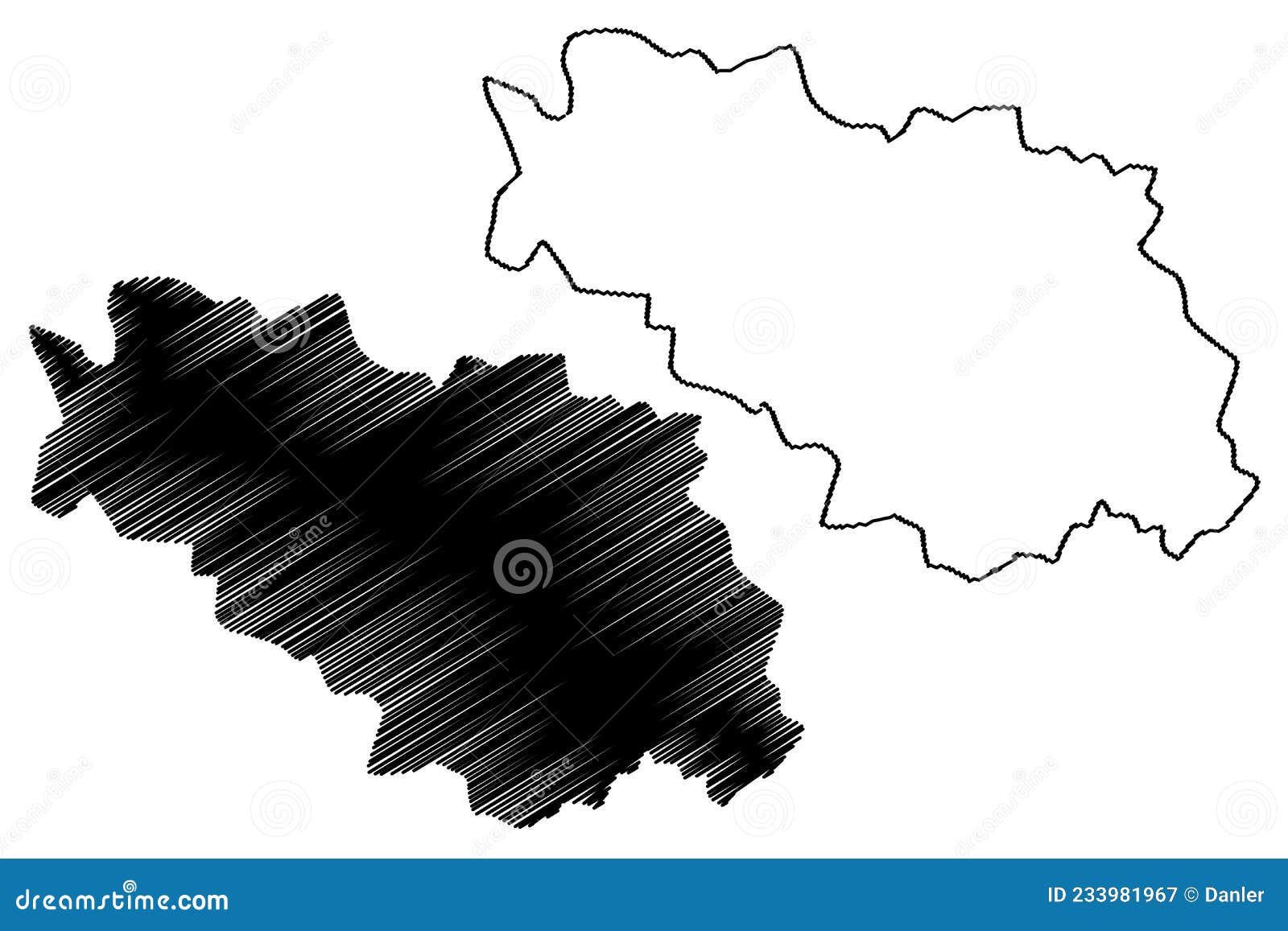 Nuh District Haryana State, Republic Of India Map Vector Illustration ...