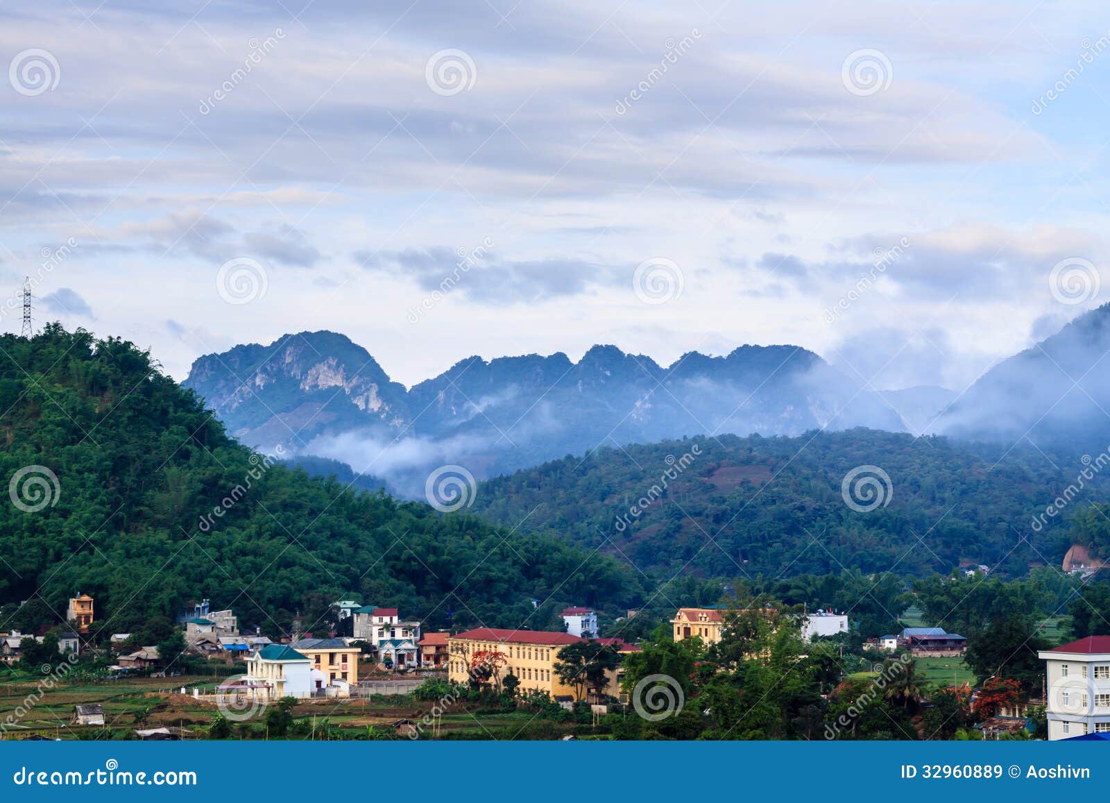 Sonla Province, North of Vietnam Stock Image - Image of farming, range ...