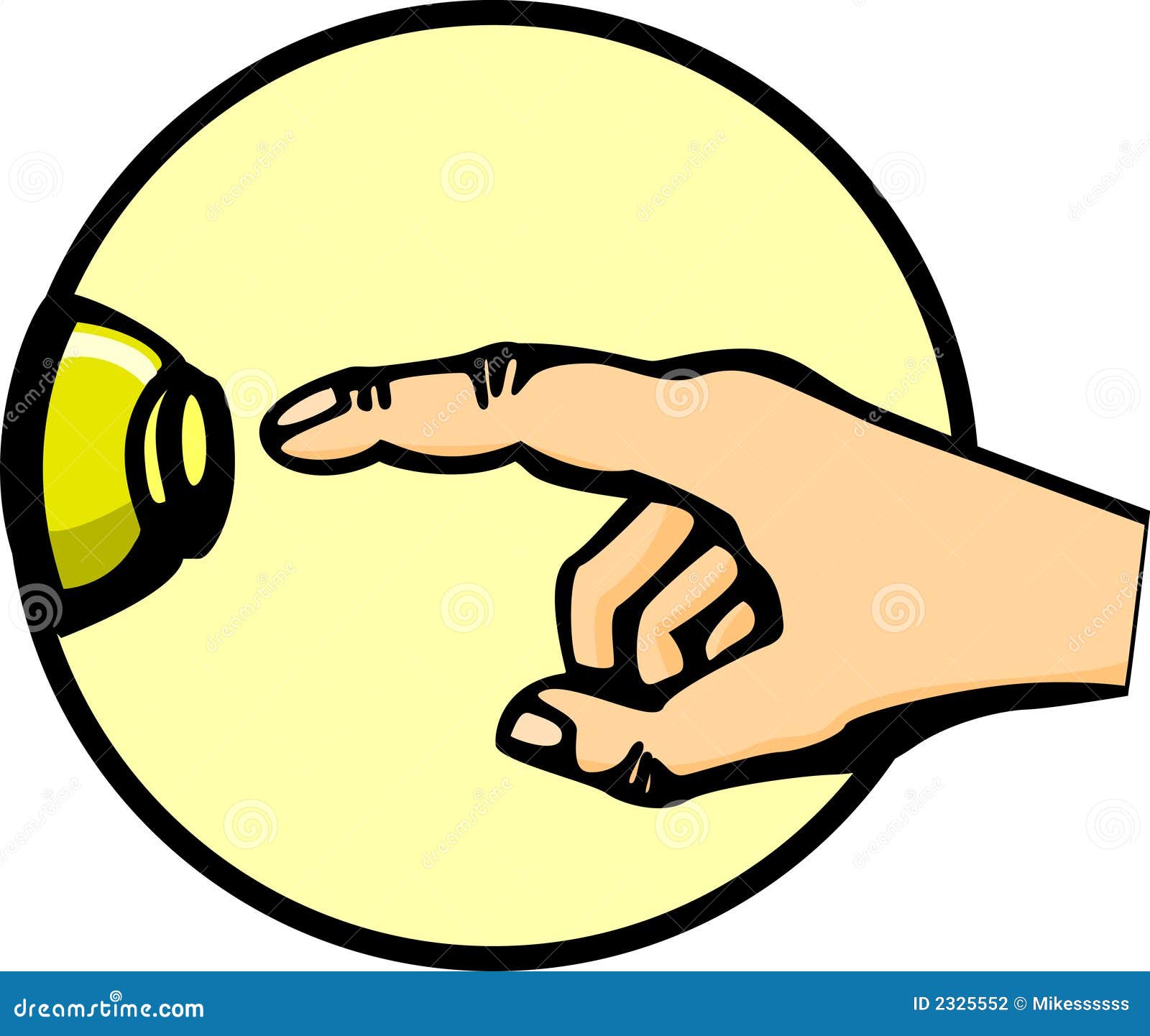 Sonnette illustration de vecteur. Illustration du illustration - 2325552