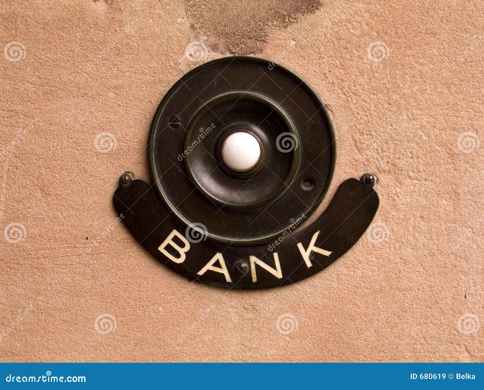 Sonnette image stock. Image du poussée, bouton, construction - 680619