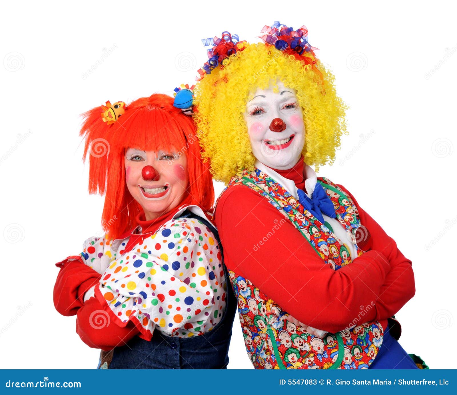 Sonrisa de dos payasos imagen de archivo. Imagen de partido - 5547083