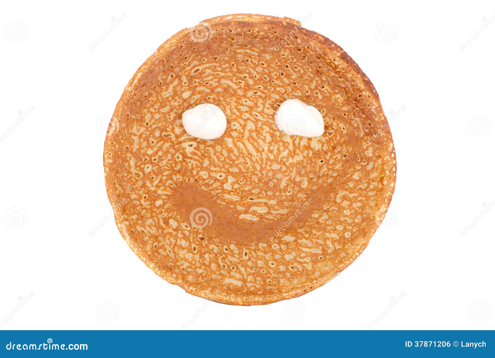 Sonrisa de la crepe foto de archivo. Imagen de panqueques - 37871206