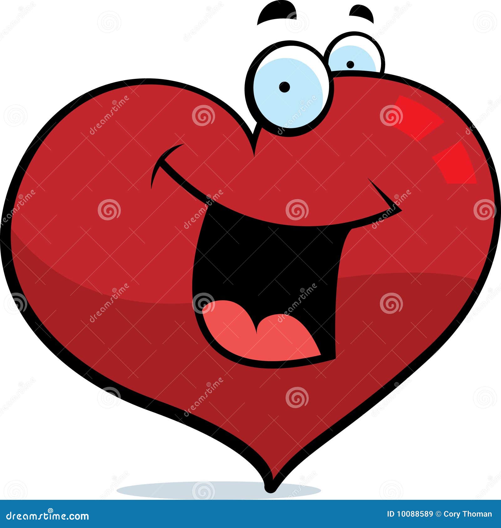 Sonrisa del corazón ilustración del vector. Ilustración de valentina ...