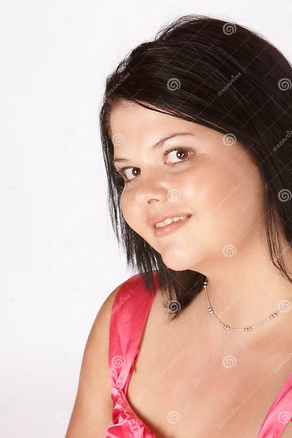 Sonrisa torcida imagen de archivo. Imagen de rosa, morena - 8078033