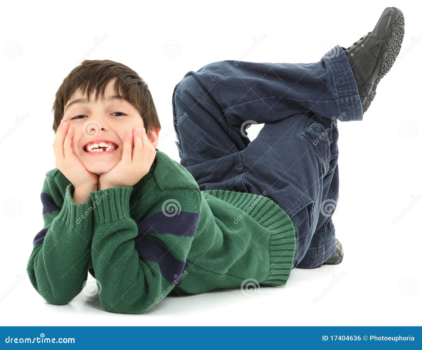 Sonrisa Torcida Torcida Del Niño Foto de archivo - Imagen de tonto ...