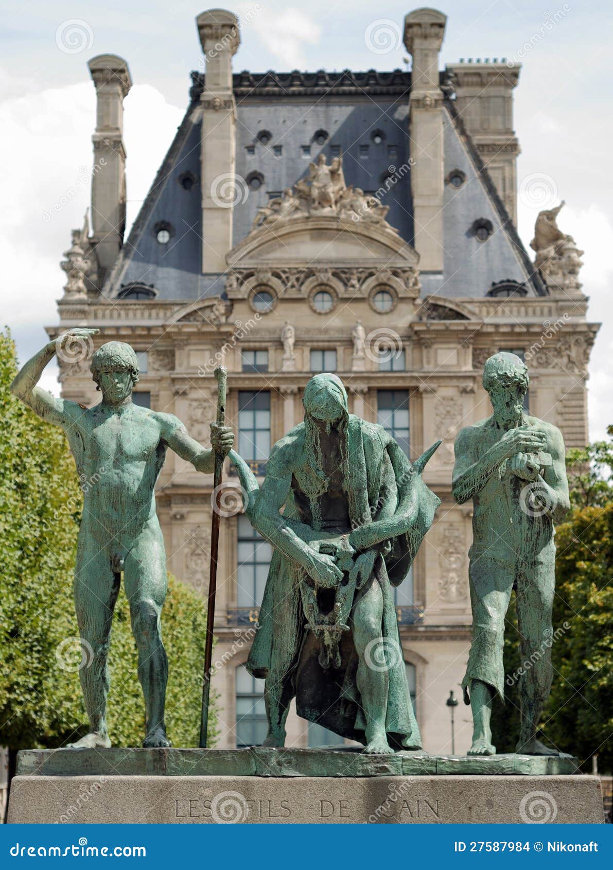 Sons of Cain. editorial stock image. Image of statue - 27587984