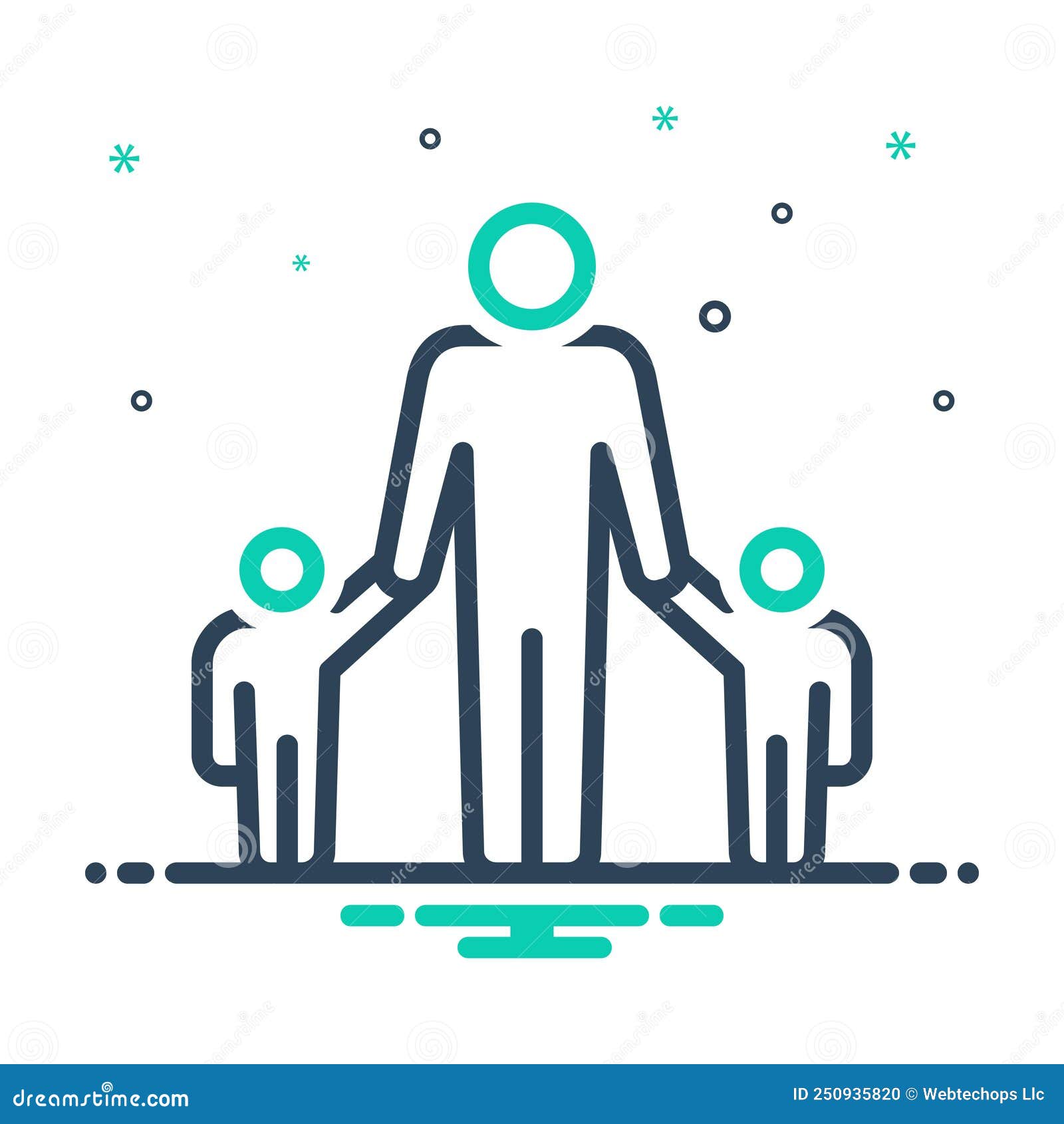 Mix Icon for Sons, Progeny and Male Stock Vector - Illustration of ...