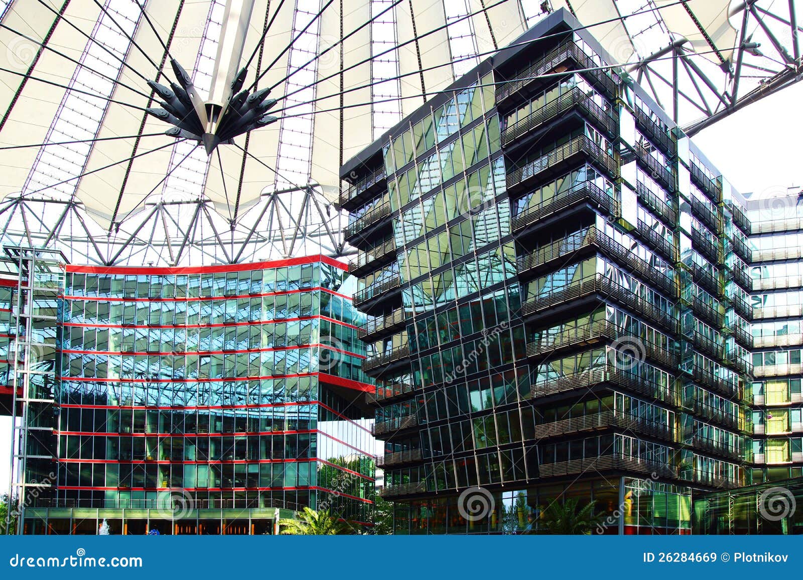 Sony Center, Berlin editorial stock image. Image of feature - 26284669