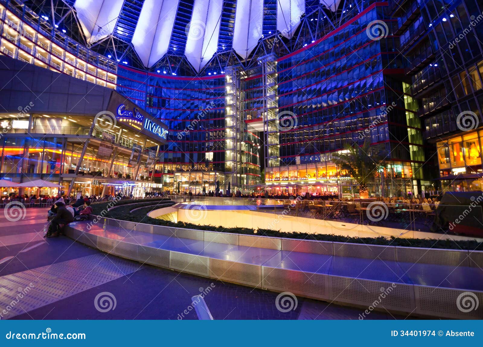 Sony Center in Berlin editorial stock image. Image of building - 34401974