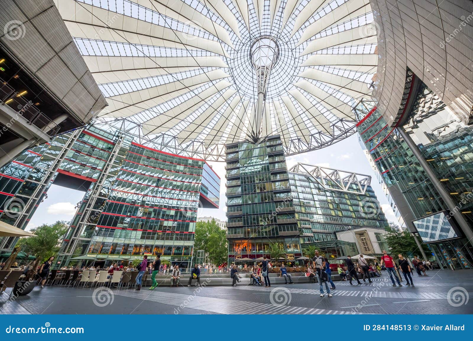 The Sony Center in Berlin, Germany Editorial Stock Photo - Image of ...