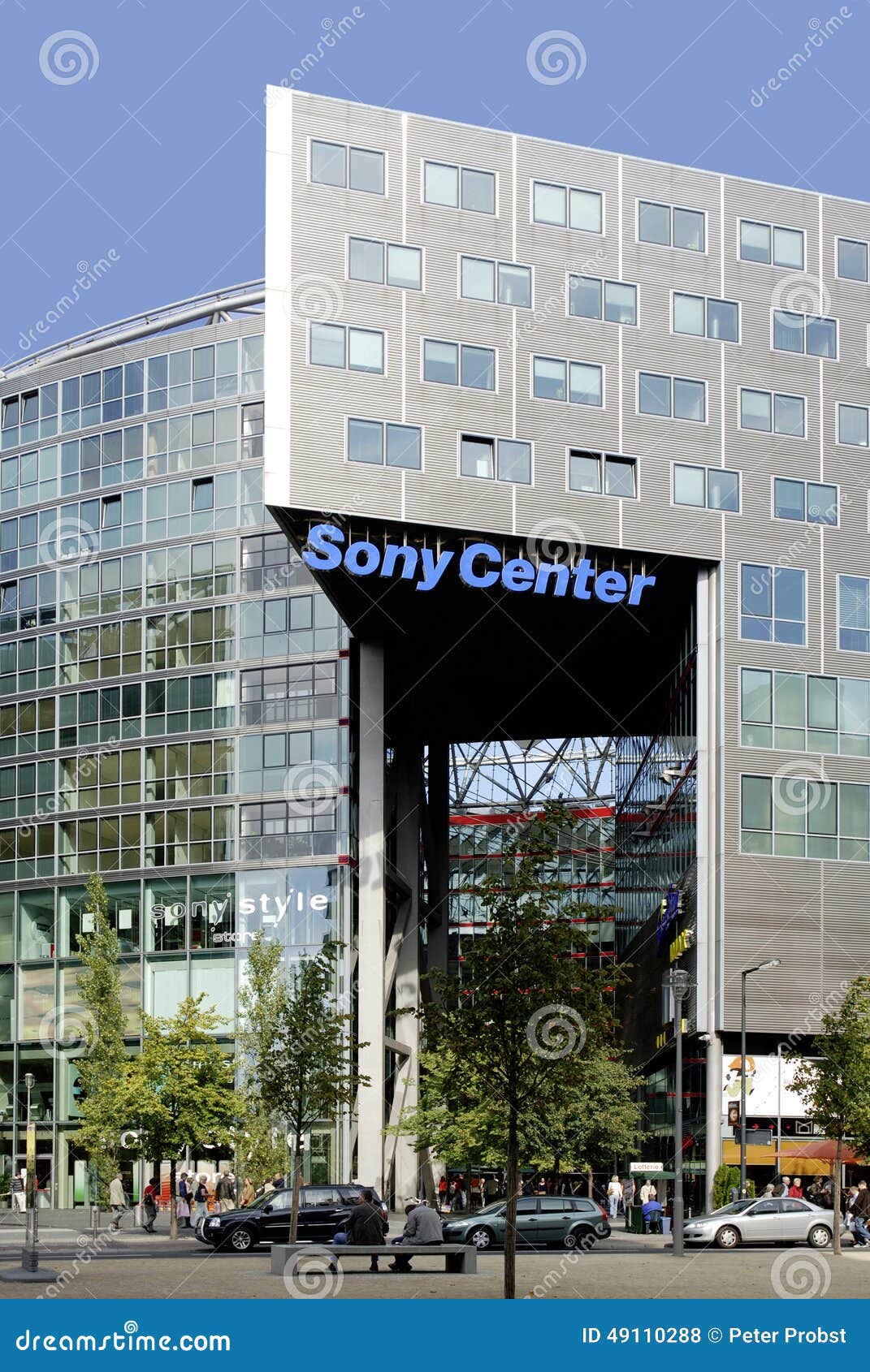 Sony centre in Berlin editorial stock photo. Image of house - 49110288
