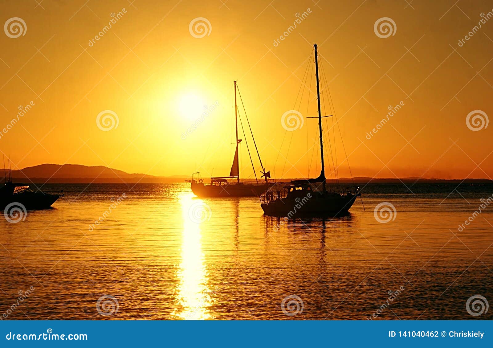 Yachts at Evening Sunset stock photo. Image of friends - 141040462