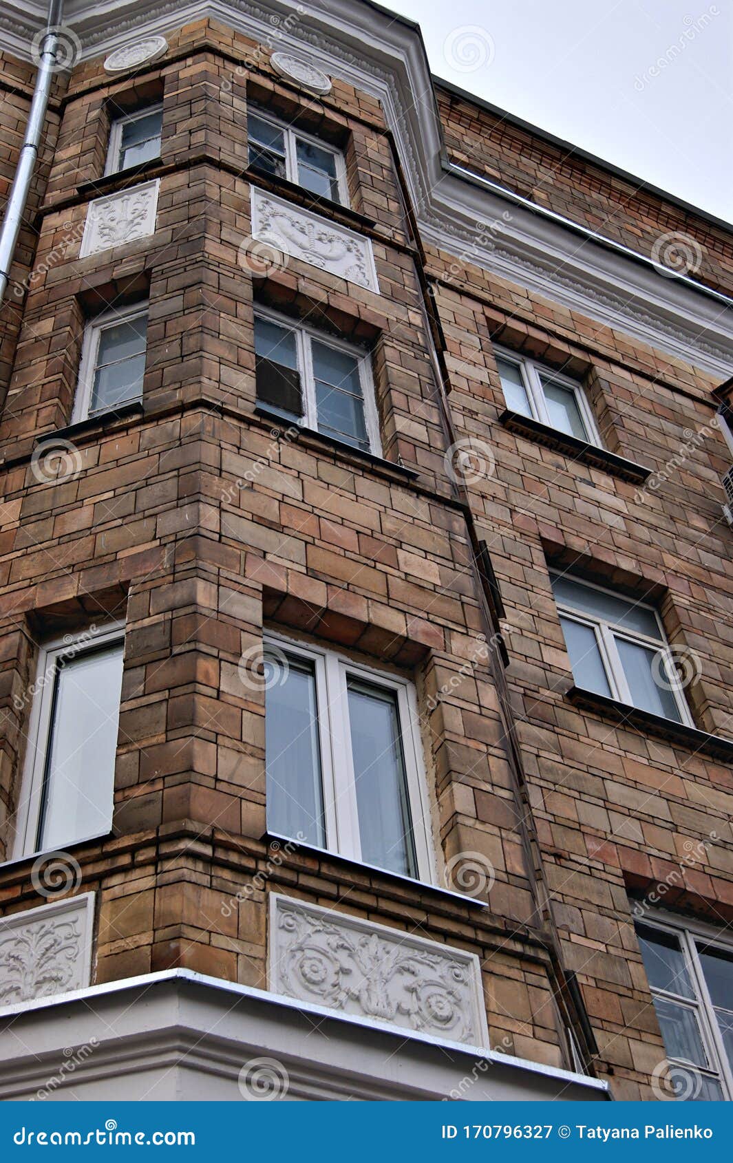 Stucco on the Facade of the Building. Stock Image - Image of variety ...