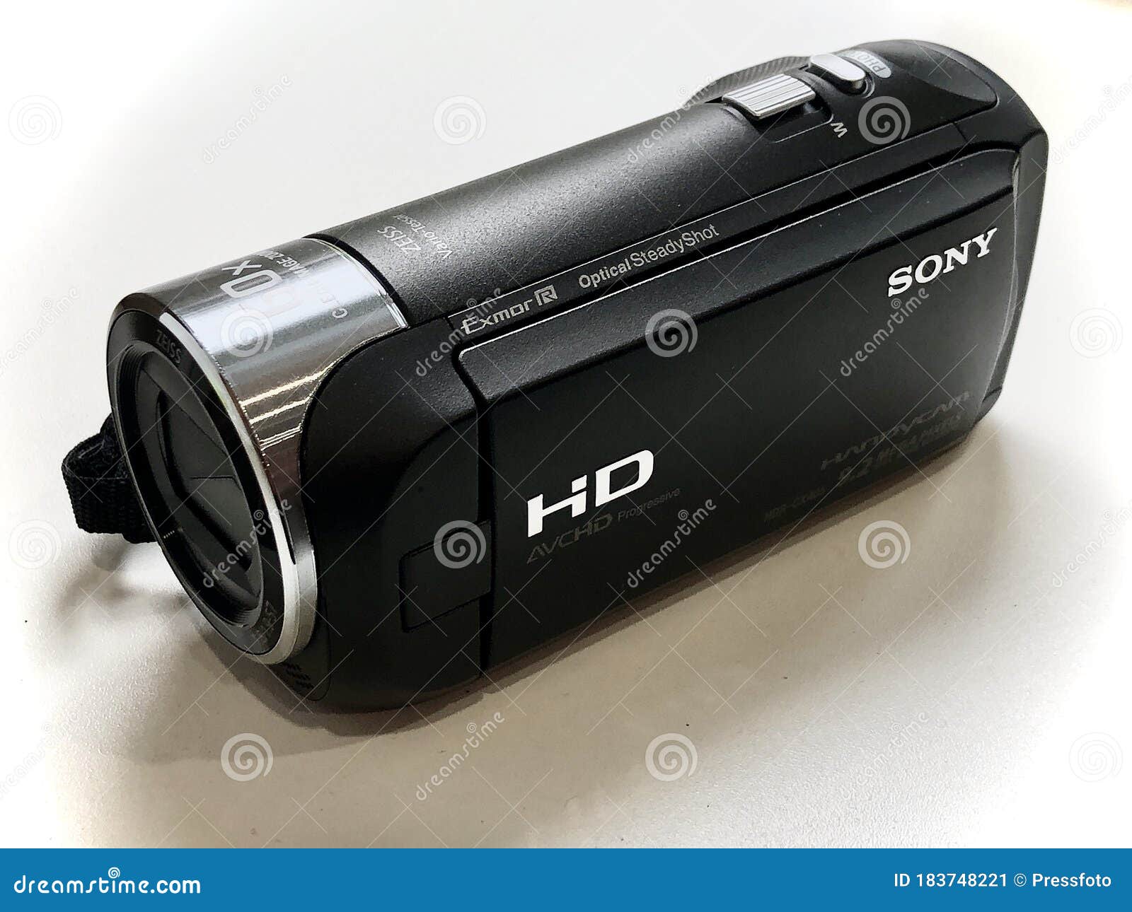 Sony HDR-CX405 Videocamera editorial photo. Image of cinema - 183748221