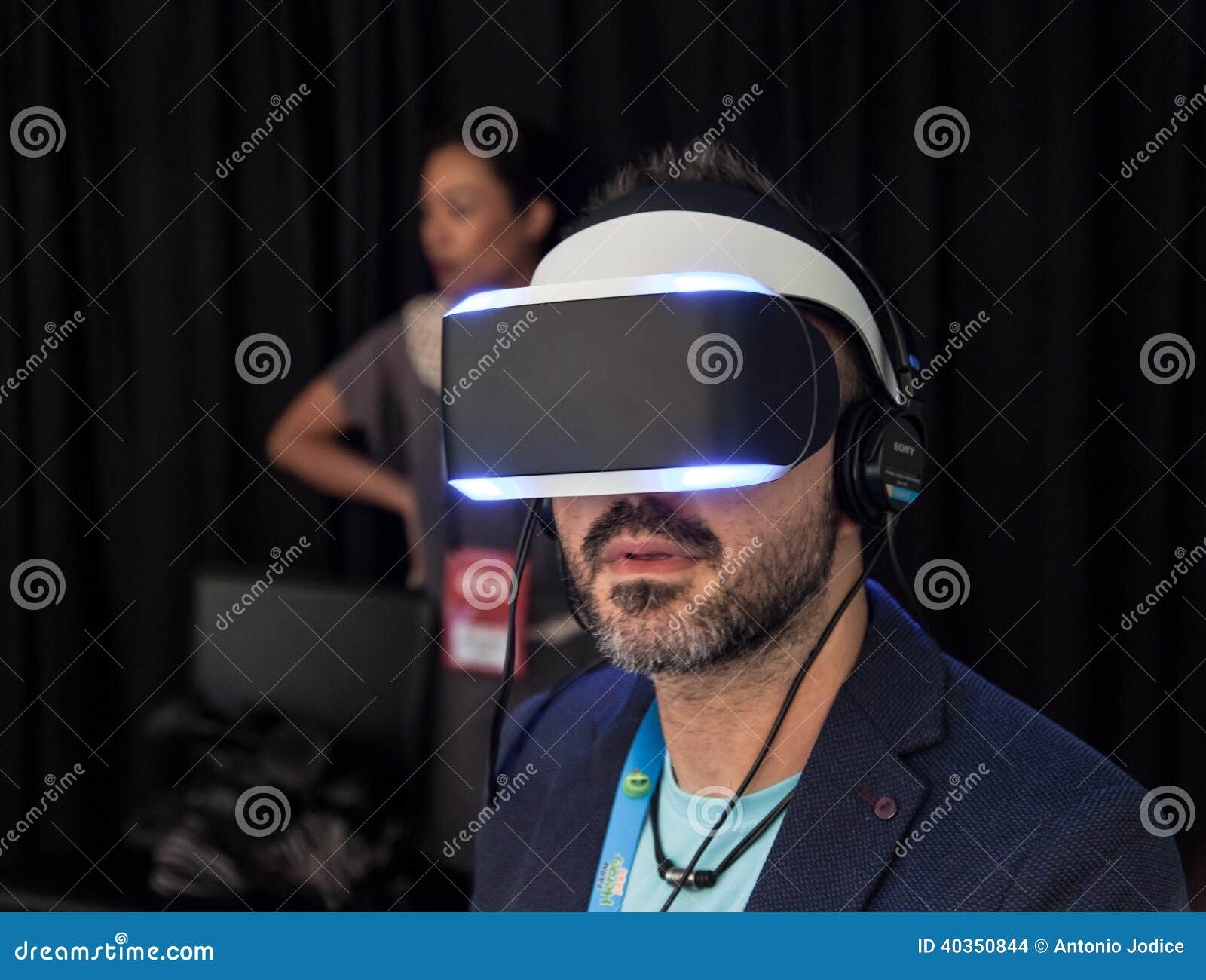 Sony VR Headset Morpheus Front View Editorial Stock Image - Image of ...