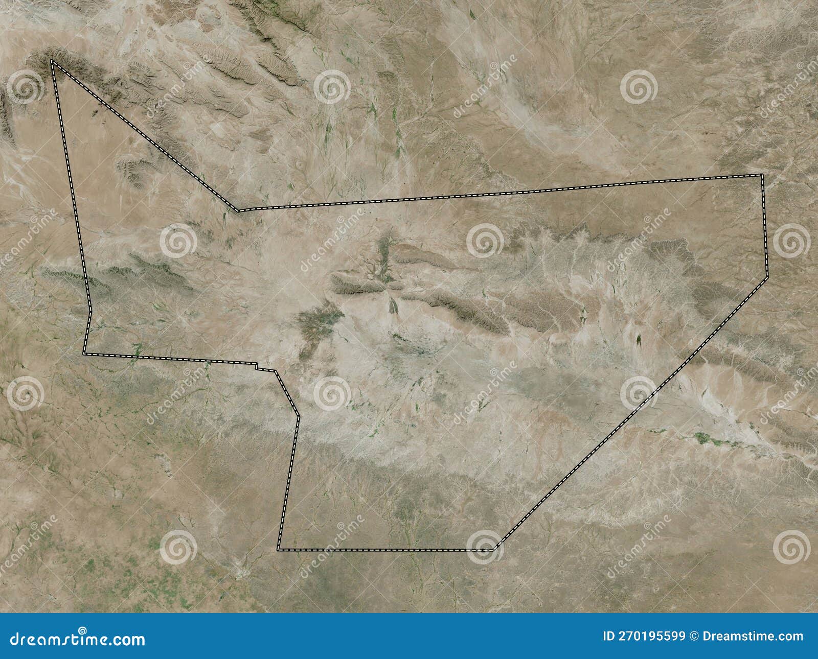 Sool, Somaliland. High-res Satellite. No Legend Stock Illustration ...