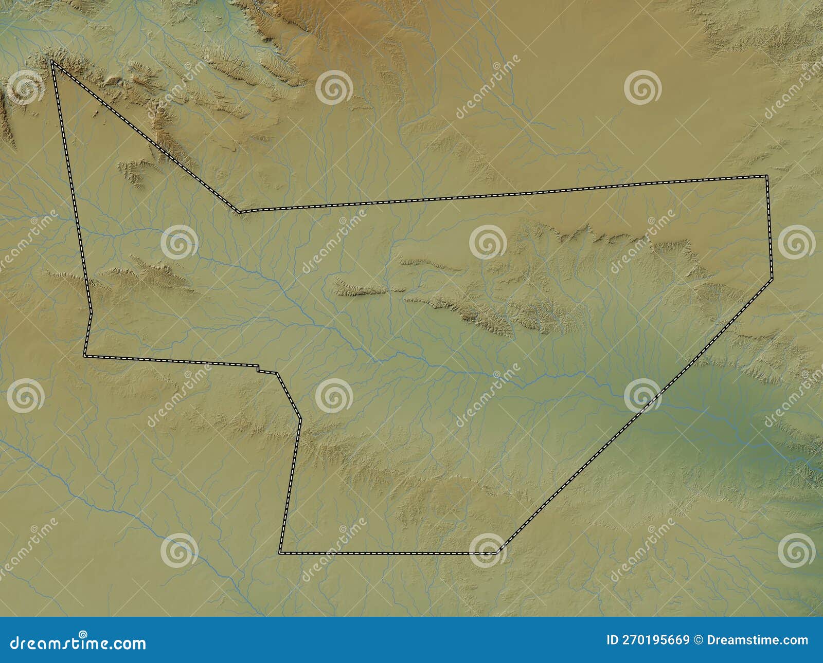 Sool, Somaliland. Physical. No Legend Stock Illustration - Illustration ...