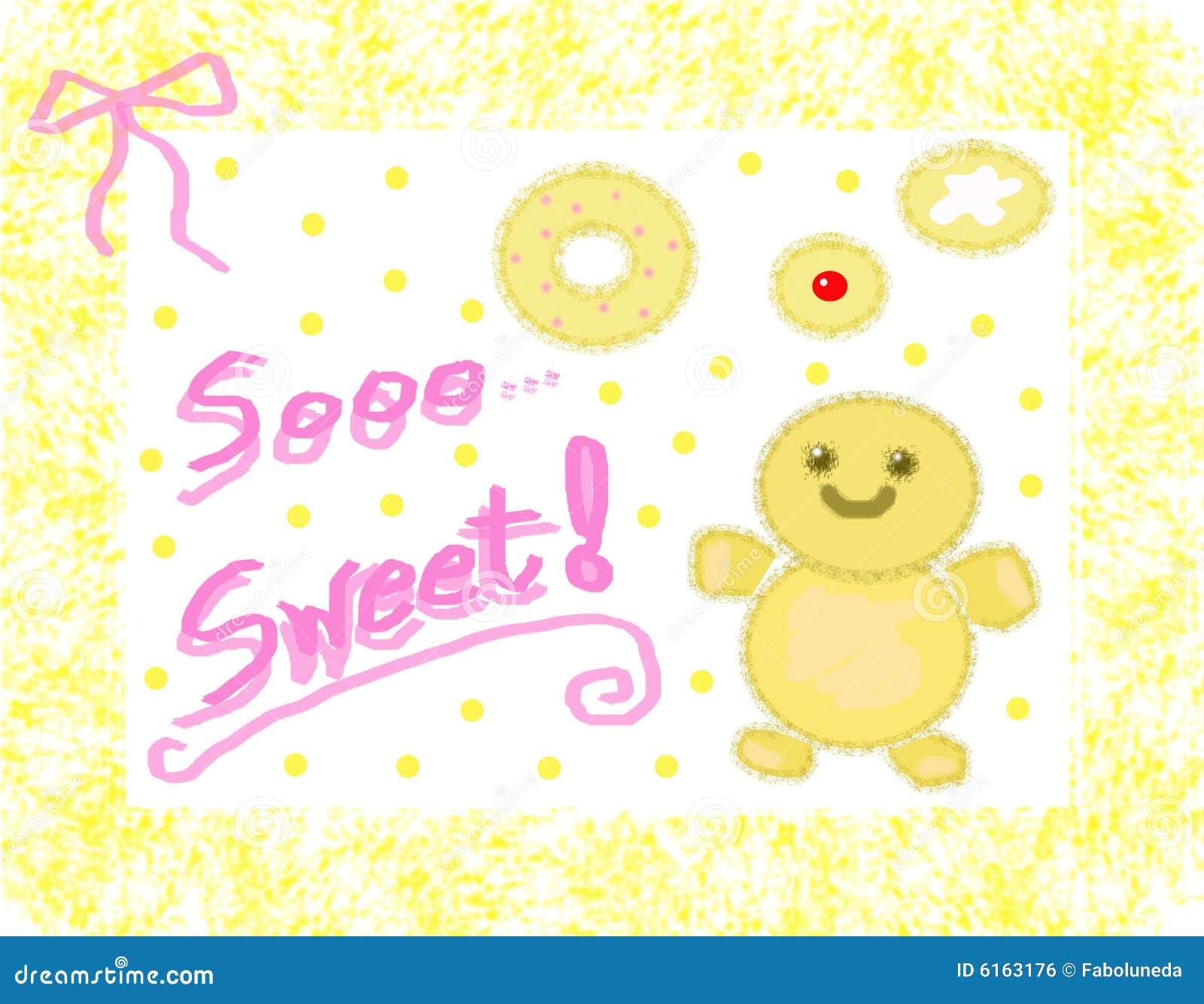 Sooo Sweet stock illustration. Illustration of funny, cakes - 6163176