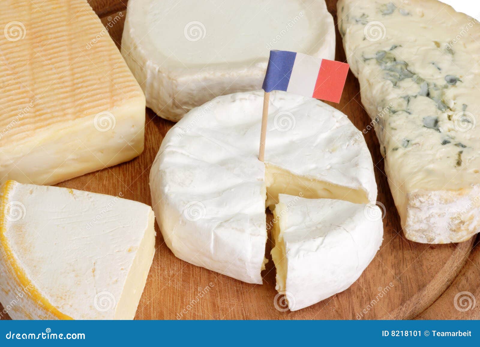 Soorten van Franse kaas stock afbeelding. Image of brie - 8218101