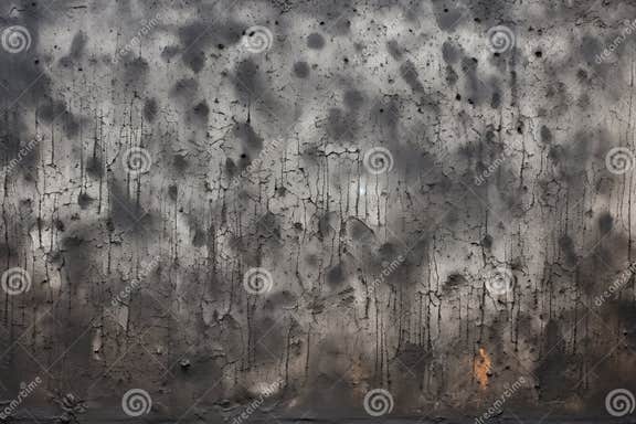 Soot Marks on the Wall from a Contained Fire Stock Photo - Image of ...