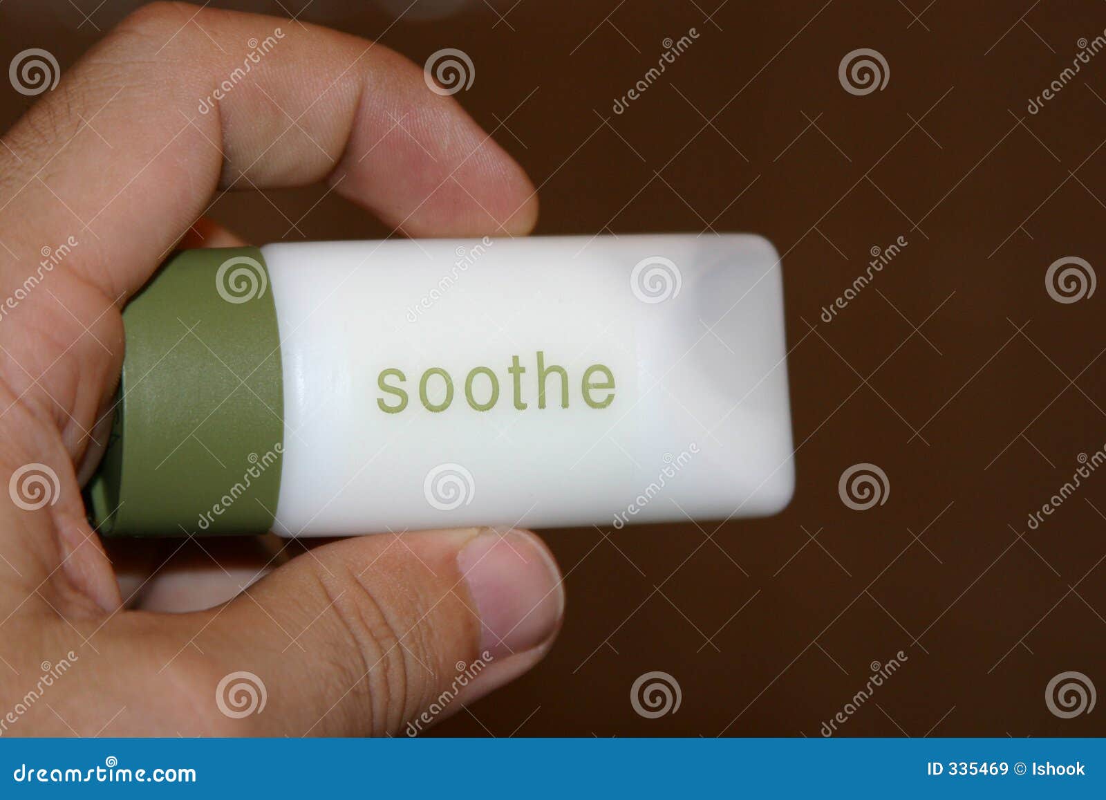 Soothe stock image. Image of lotion, fingers, white, bottle - 335469