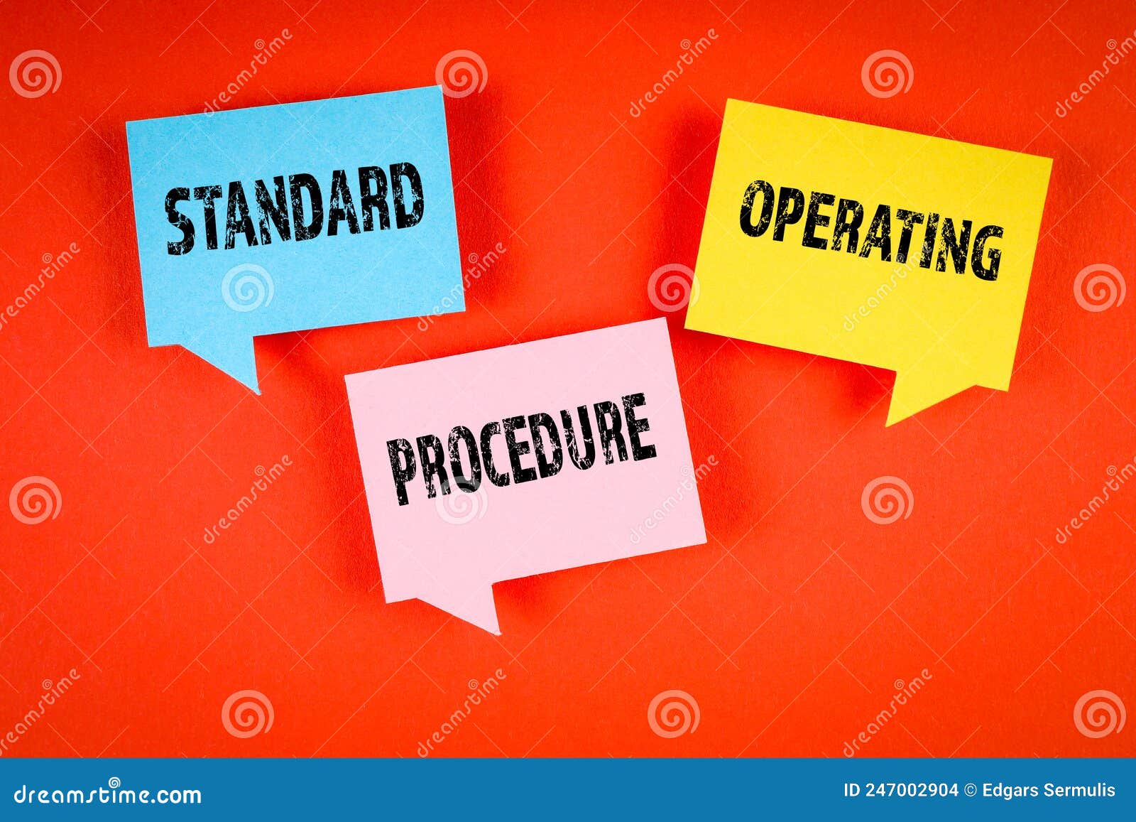 SOP - Standard Operating Procedure Write On A Book Isolated On Office ...
