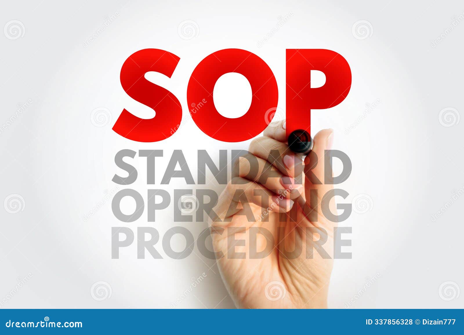 SOP Standard Operating Procedure - Set of Step-by-step Instructions ...