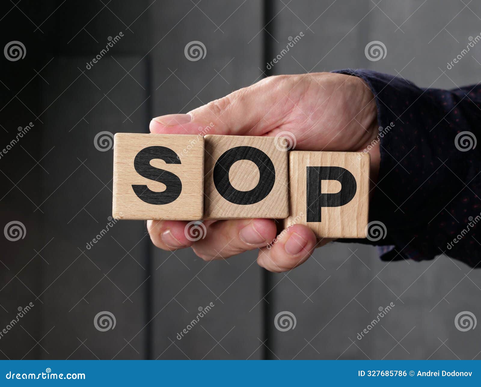 SOP Standard Operating Procedure Is Shown Using The Text Royalty-Free ...
