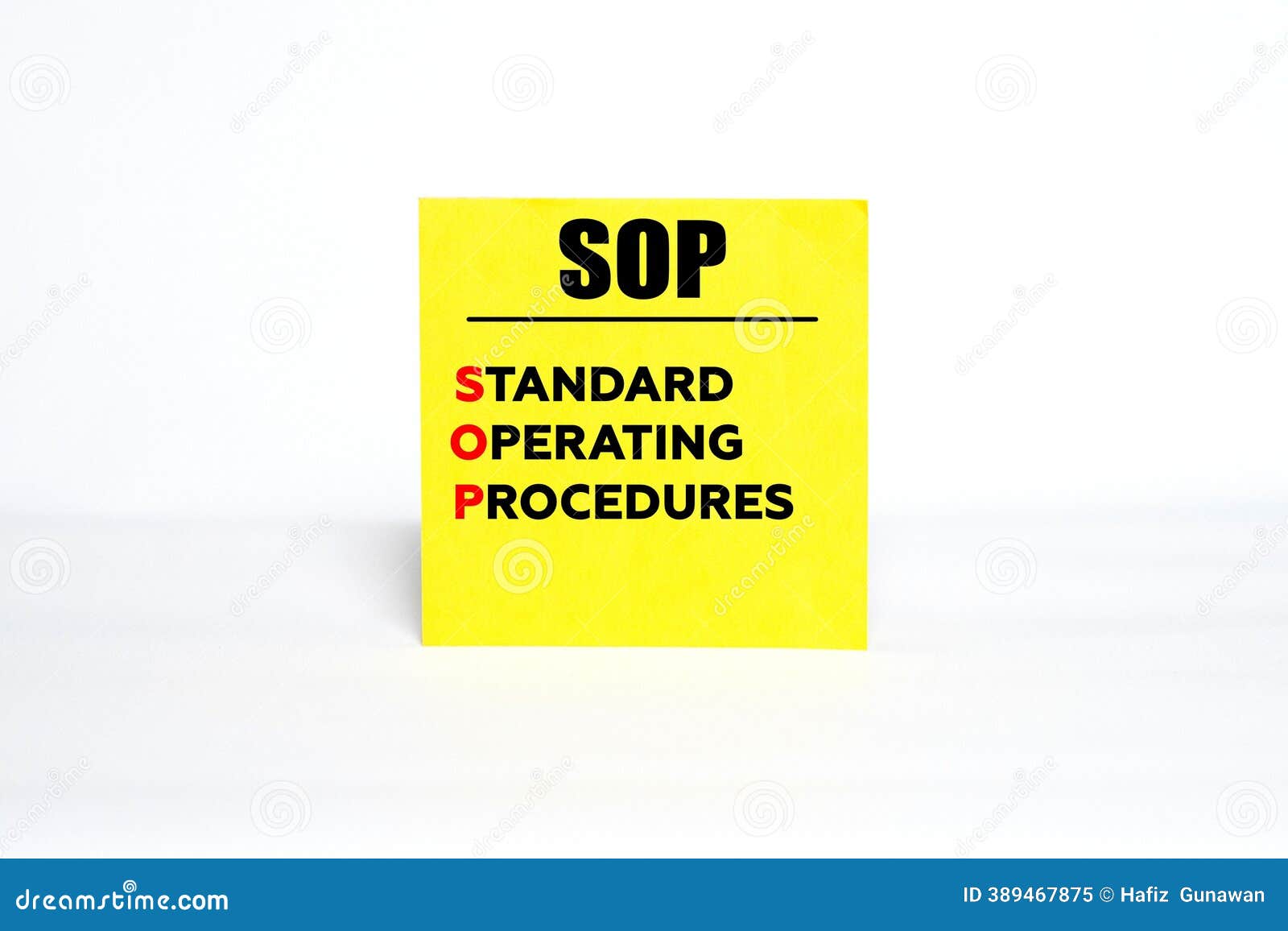 Sop Standard Operating Procedure Stock Image | CartoonDealer.com #94886539