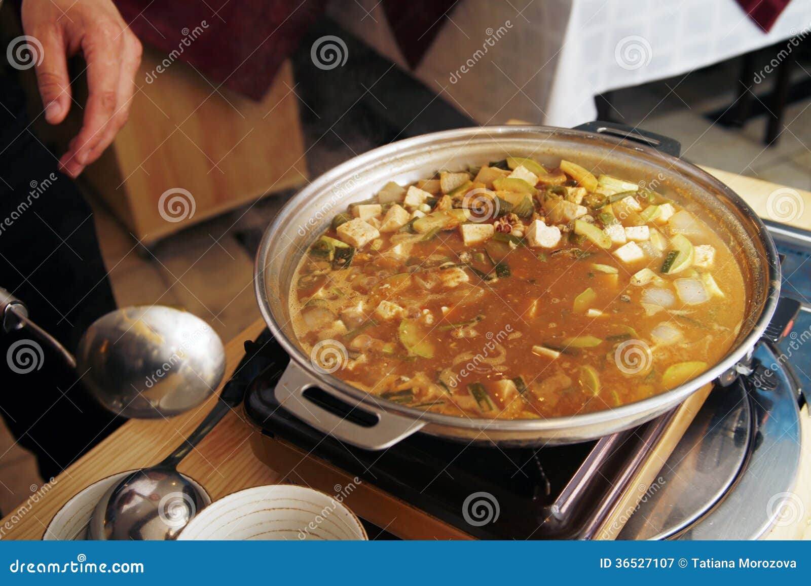 Sopa coreana imagen de archivo. Imagen de nutritivo, asia - 36527107