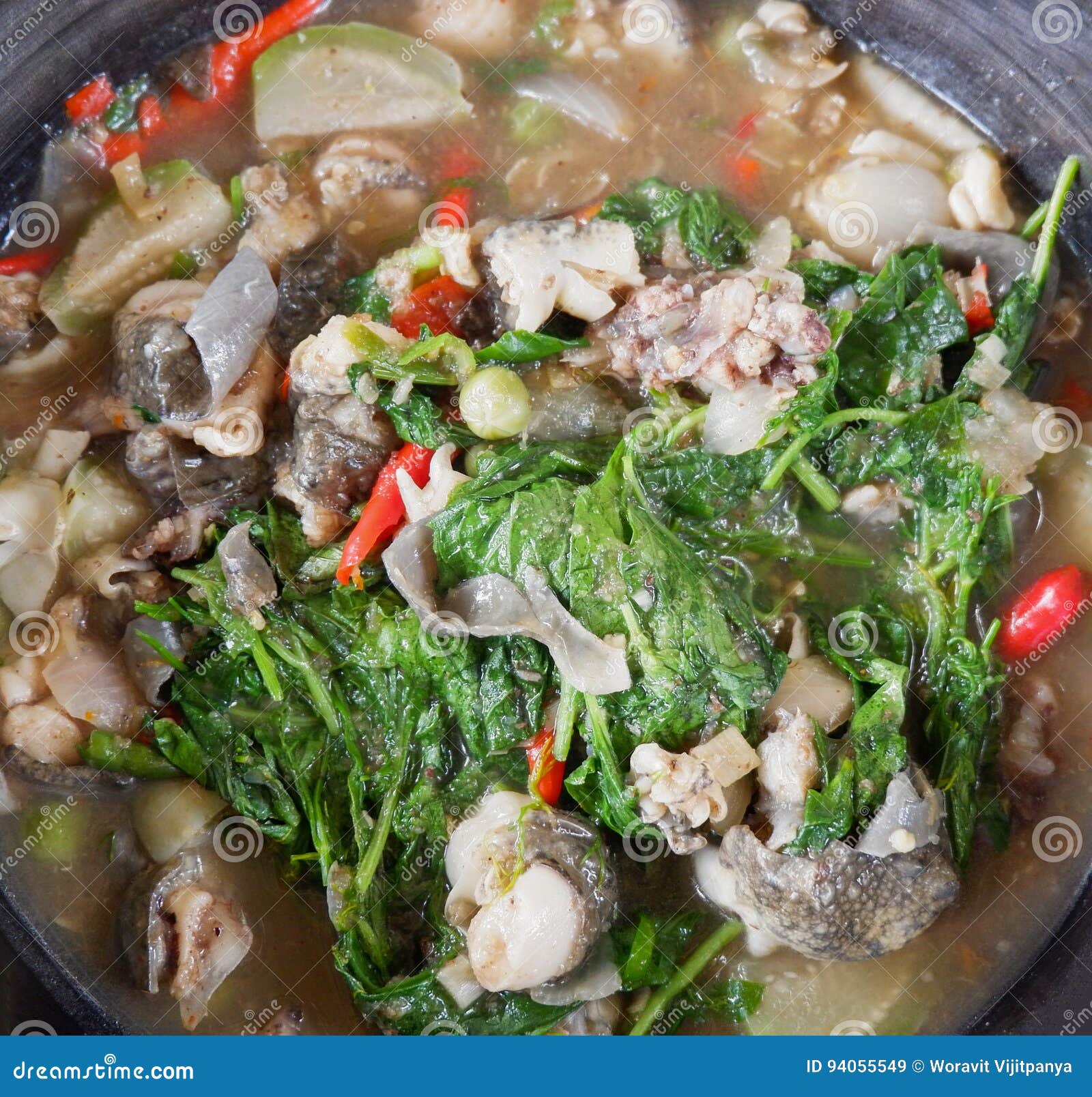 Sopa de la rana imagen de archivo. Imagen de macro, color - 94055549