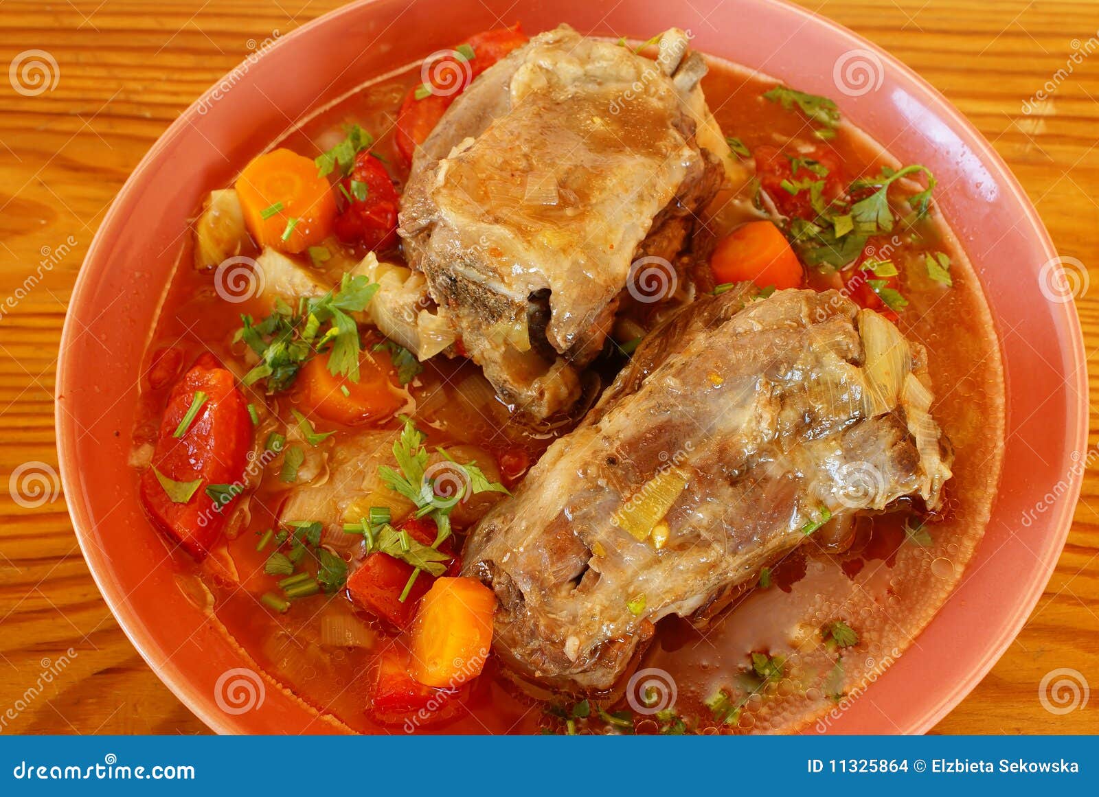 Sopa de rabo de buey foto de archivo. Imagen de tomate - 11325864