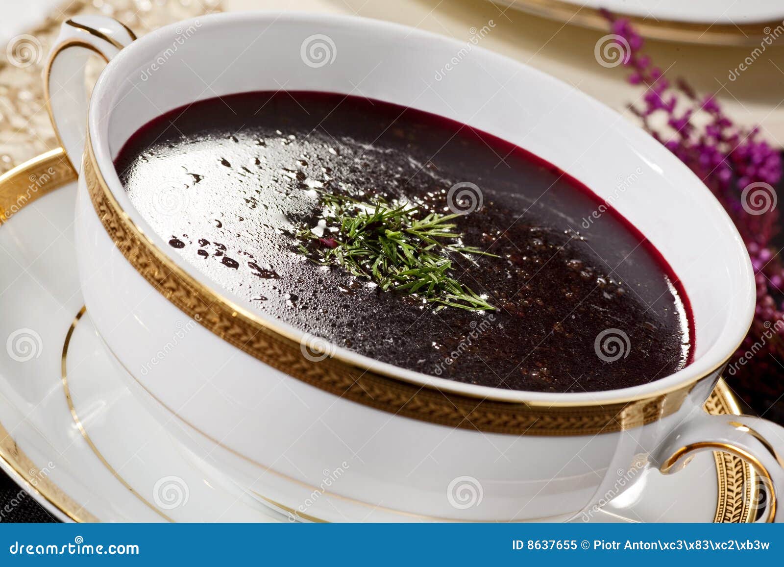 Sopa De Remolachas - Borsch Imagen de archivo - Imagen de remolocha ...