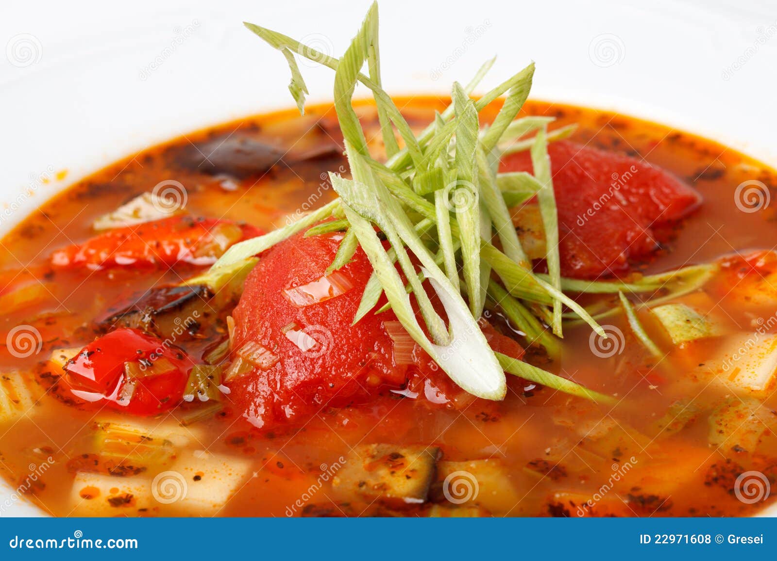 Sopa italiana foto de archivo. Imagen de cena, minestrona - 22971608