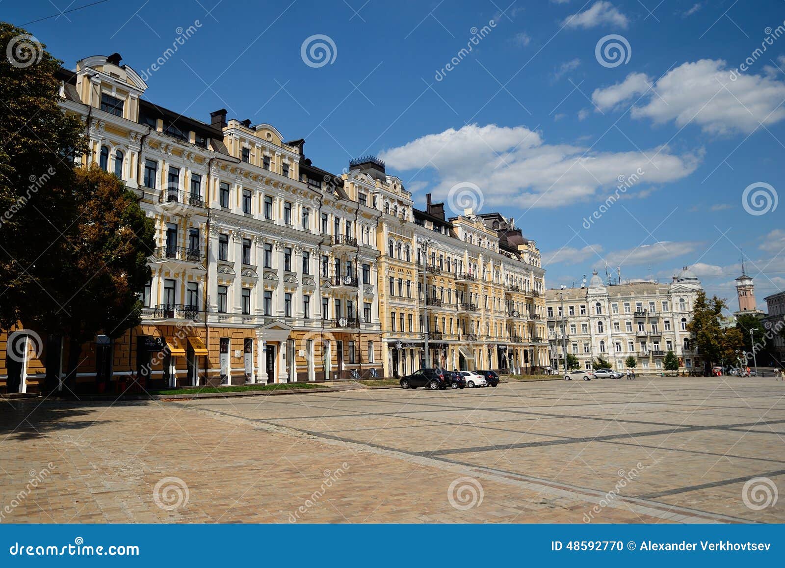 Sophia square, Kiev editorial image. Image of blue, city - 48592770