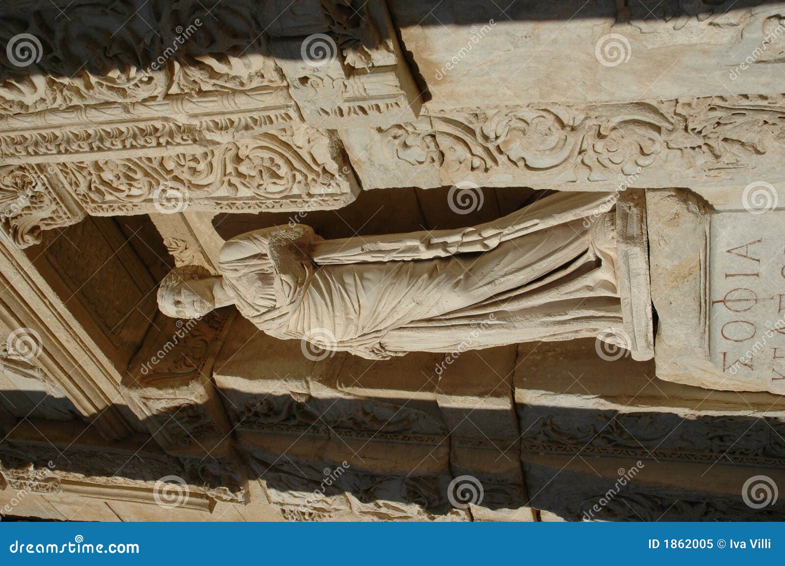 Statue In Ephesus, Headless Figures Royalty-Free Stock Photography ...