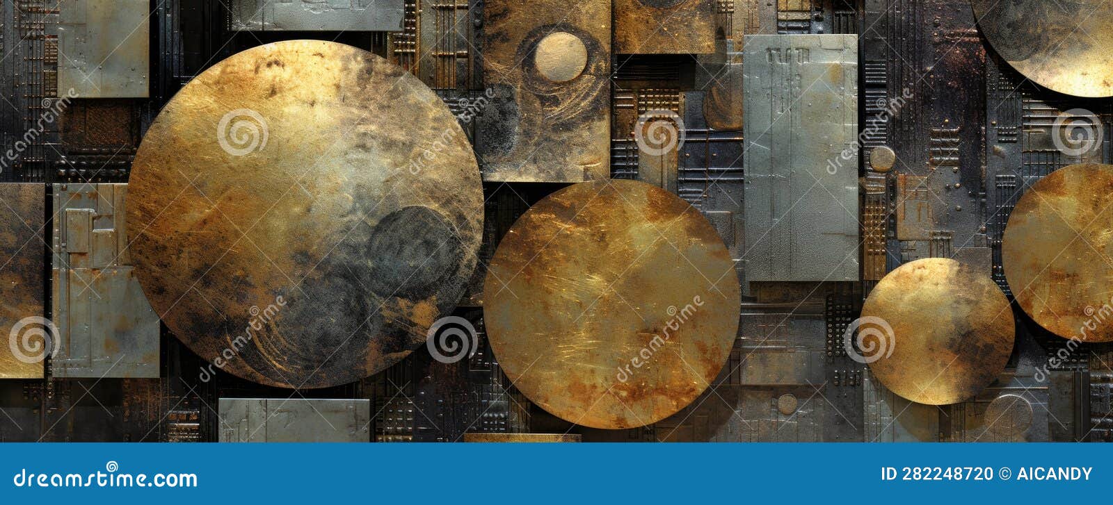 Sophisticated Background with Metallic Textures and Abstract Patterns ...