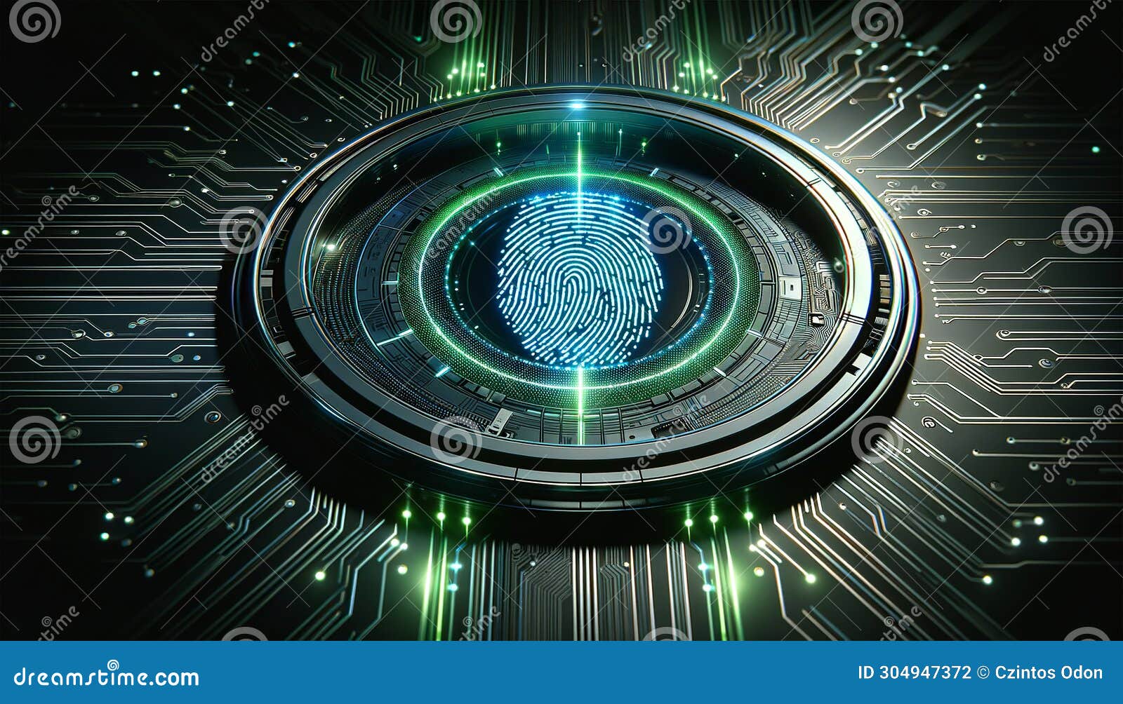 A Sophisticated Biometric Fingerprint Scanner Embedded in a Circuit ...