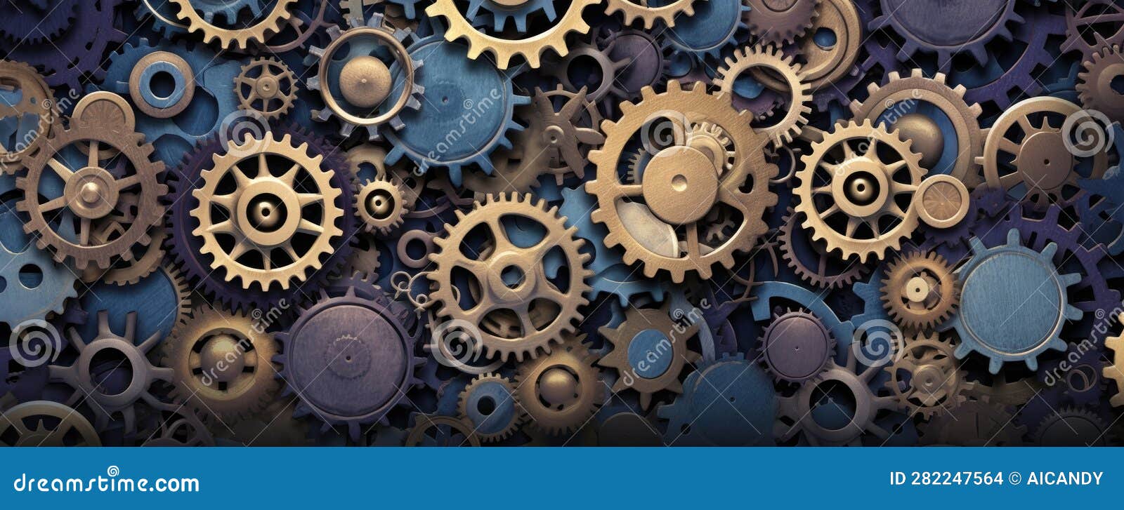 Sophisticated Business Backdrop with a Pattern of Interlocking Gears ...