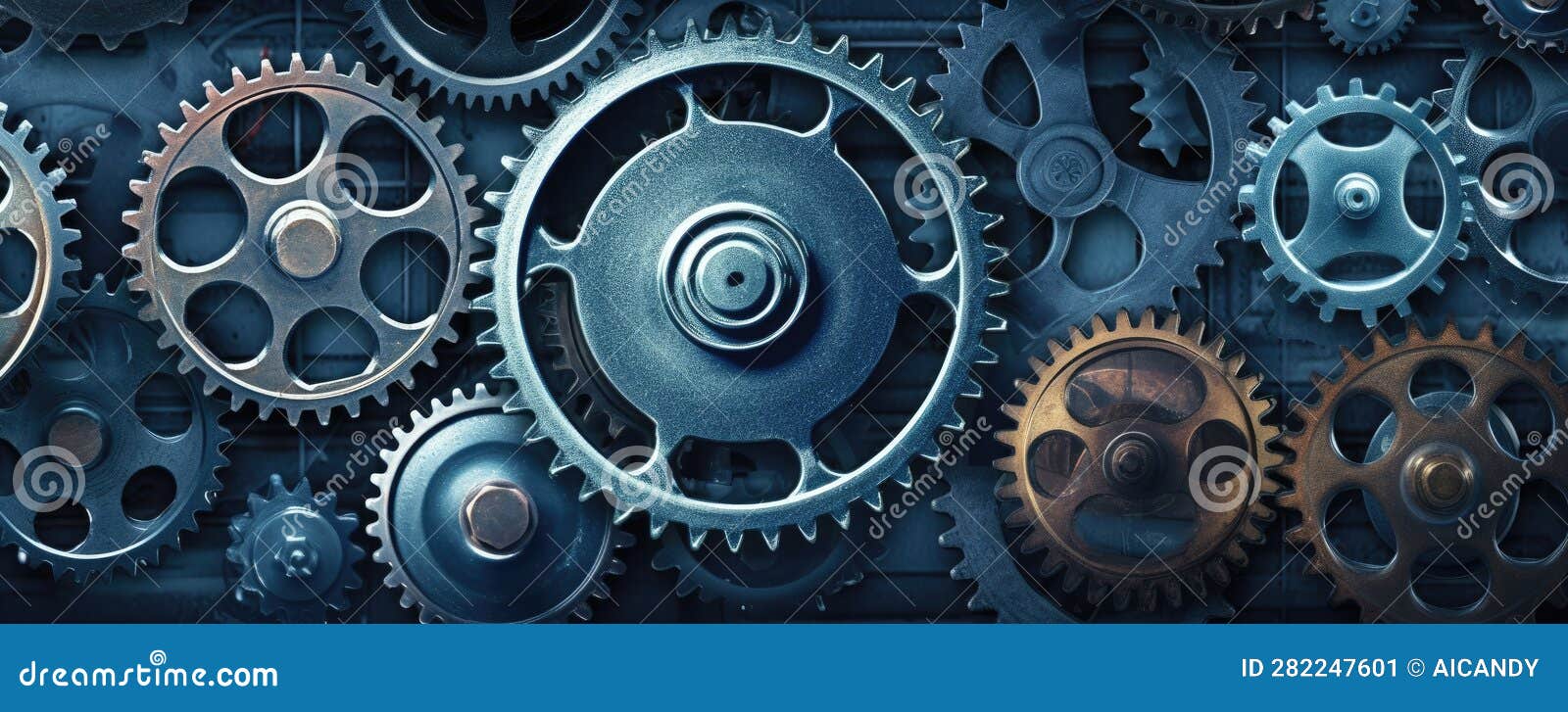 Sophisticated Business Backdrop with a Pattern of Interlocking Gears ...