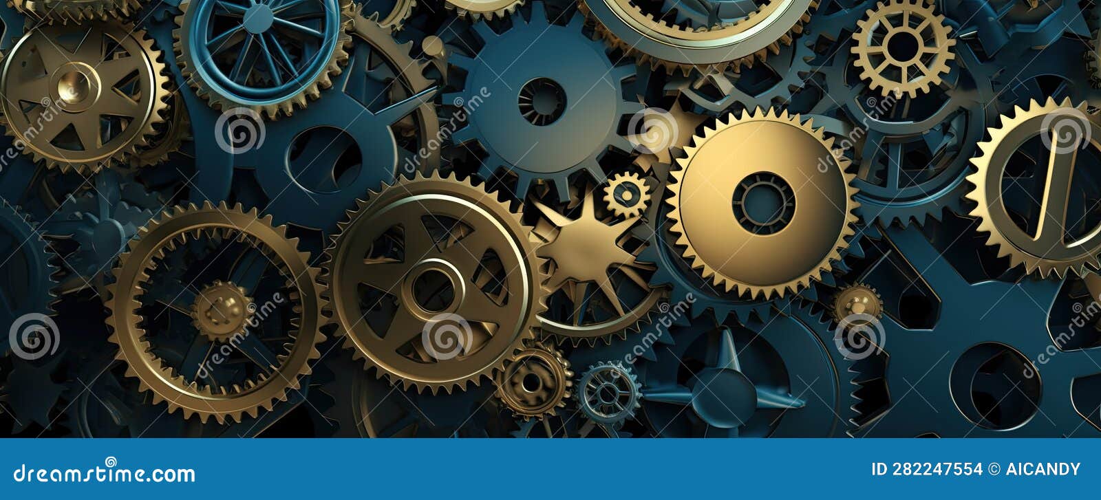 Sophisticated Business Backdrop with a Pattern of Interlocking Gears ...