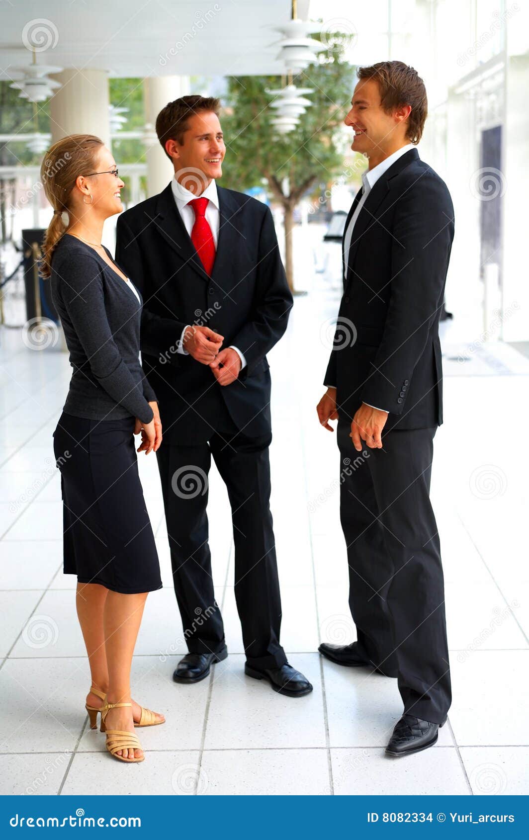 Sophisticated Confident Business People Standing Stock Photo - Image of ...