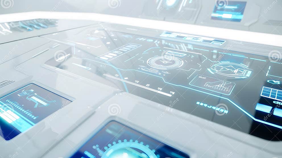 Sophisticated Electronic Government System Interface on Pristine White ...