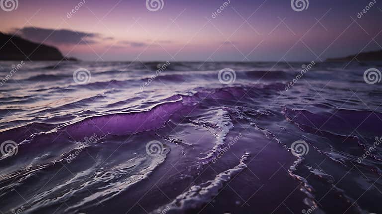 Elegant Abstract Purple Gradient with Glowing Accents and Fluid Waves ...