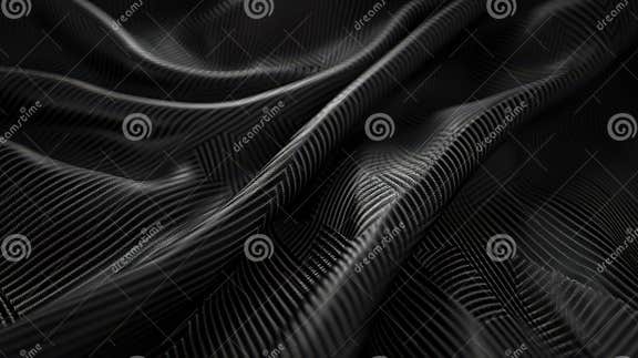 Sophisticated Line Work Creating a Textured Fabric Pattern Stock ...