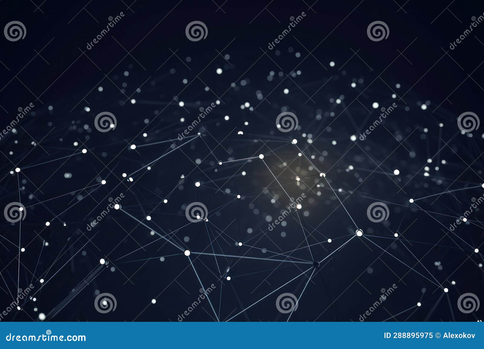 Sophisticated Network Silhouette Graphic AI Generated Stock ...