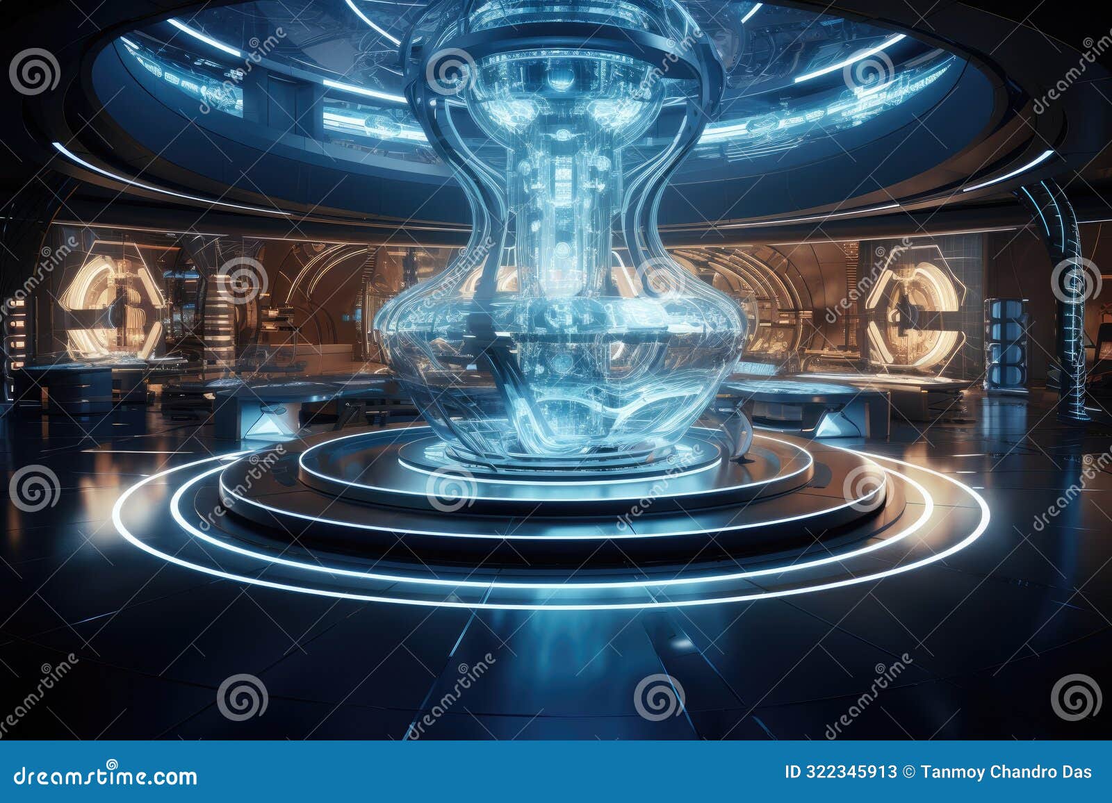 Sophisticated Quantum Computing Laboratory with Intricate Machinery and ...